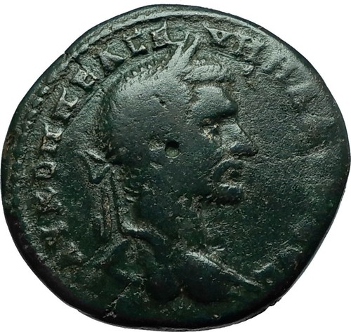 MACRINUS 217AD Ancient Roman Coin Nicopolis ad Istrum ASCLEPIUS ...