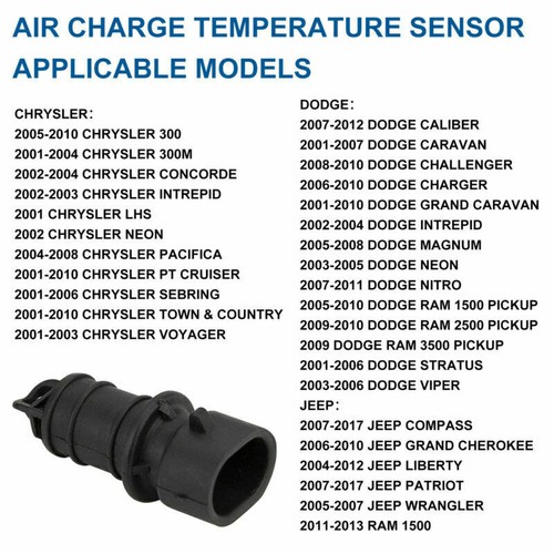 Air Charge Temperature Sensor 12110319/12160244 For Ford Chevrolet ...