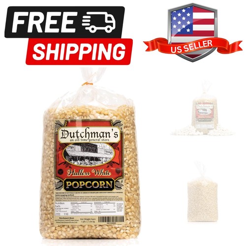 White Popcorn Kernels 4lb Non GMO Gluten Free Gourmet for Microwave ...