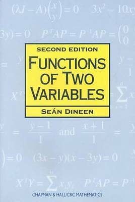 Functions of Two Variables by Sean Dineen (Paperback, 2000) for sale ...