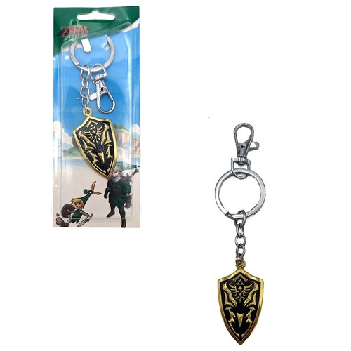 New Royal Shield THE LEGEND OF ZELDA 2 inch Keychain Key Chain Charm ...