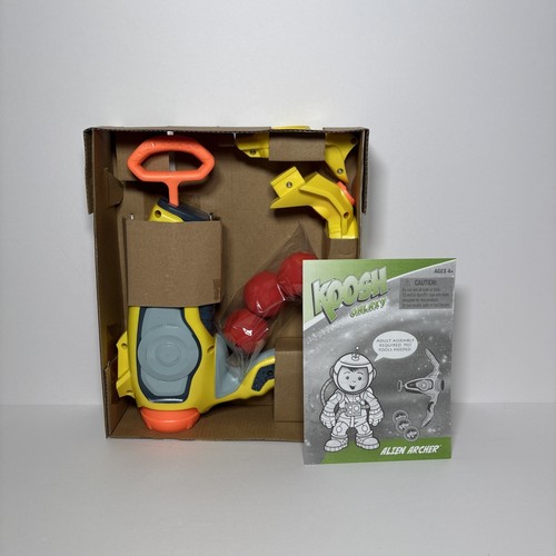 Koosh Galaxy Alien Archer Bow Blaster 100% Complete With Foam Balls ...