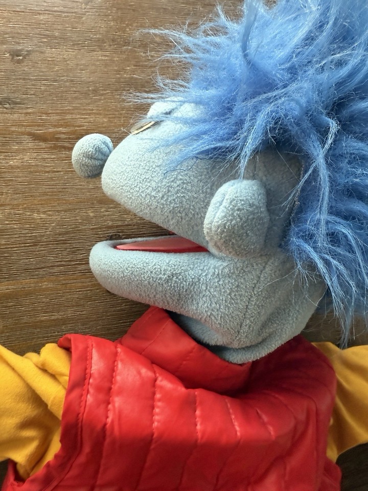 Vintage Muppet Style Puppet Professional W’rod Blue Body Foam 22 ...