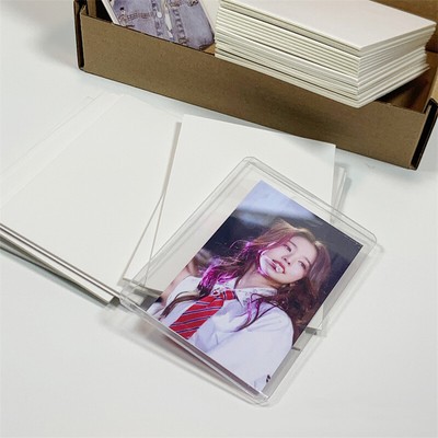 10/20Pcs A7 White Cardboard Card Protection Small Card Packaging Thick ...