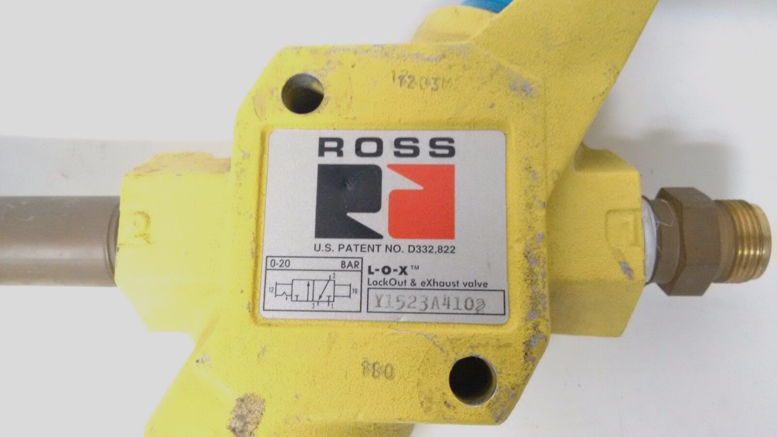 Ross L-O-X Lockout & eXhaust Valve w/ Festo LF-D-MIDI-A | eBay
