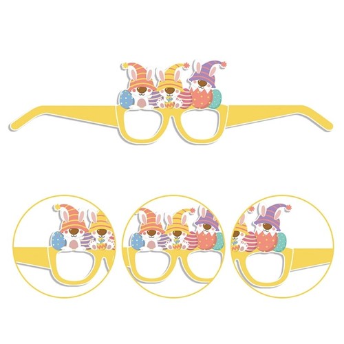 12Pcs Easter Party Glasses Basket Stuffers, Paper Eyeglasses Photo ...
