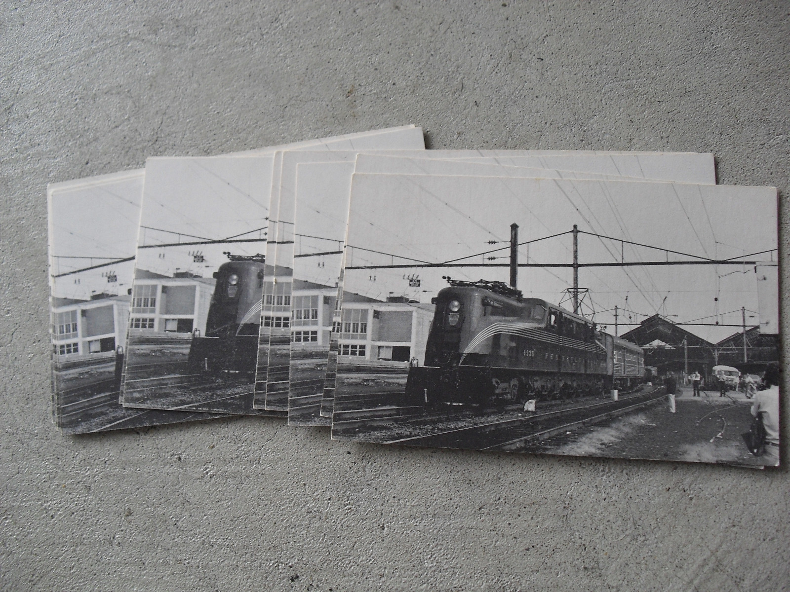 Lot of 11 Railroad Postcards 1977 Amtrak GG1 Photo by Homer Hill | eBay