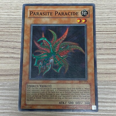 YU-GI-OH! PARASITE PARACIDE PSV-003 1996 TCG CARD GAME YUGIOH | eBay UK
