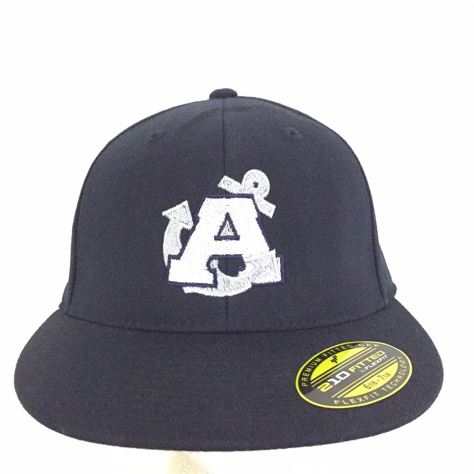 Anchor Logo Cap Sailing Boat Fish Beach Golf Baseball Hat 210 Fitted 6 ...