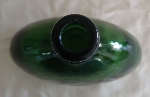 Green Glass Bottle Marked BA 8 313 On Bottom 8.25" Tall Vintage | eBay