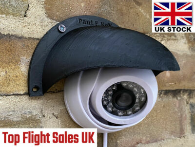Rain Sun Shield Weather Cover Anti Glare CCTV Turret Dome Cameras UK ...