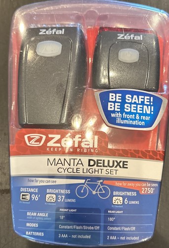 Zefal Manta Deluxe Cycle Light Set | eBay