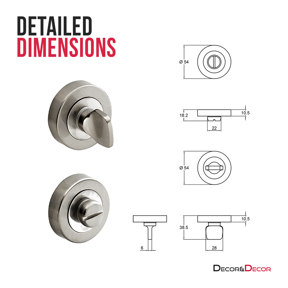 Brushed Chrome Internal Door Lever Handle Pack Latch Sash Bathroom Lock ...