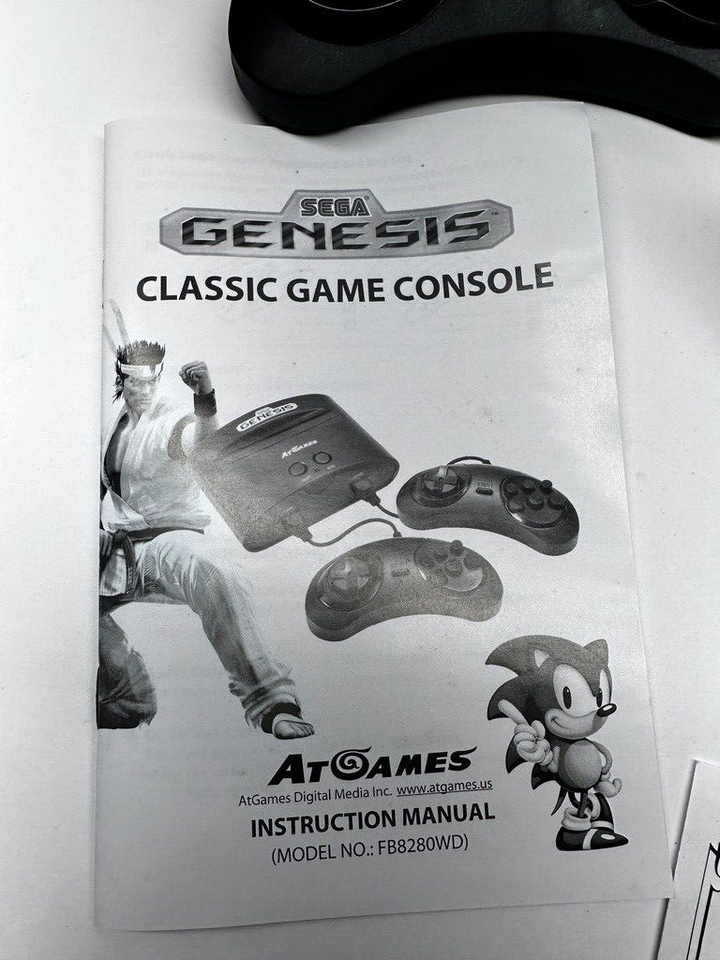 AtGames Sega Genesis Classic Mini Game Console Deluxe w/92 Games ...