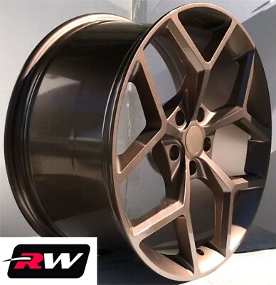 (2) 20x10" (2) 20 x11" inch Chevy Camaro Z28 OEM Replica Wheels Copper ...