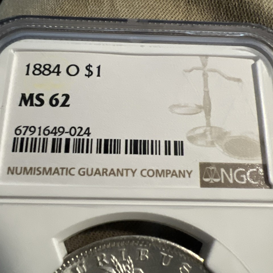 1884 O Morgan Dollar NGC MS62 UNCIRCULATED BETTER DATE $1 Coin! | eBay
