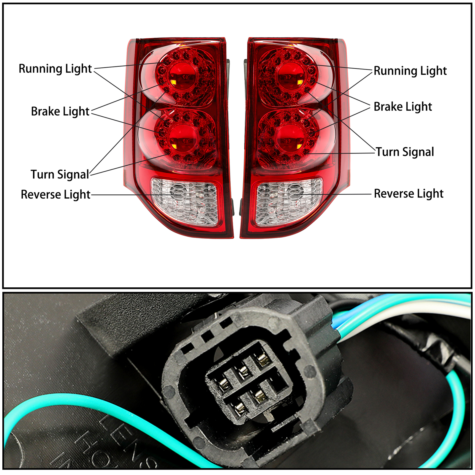 For 2011-2020 Dodge Grand Caravan LED Tail Lights Lamp Driver ...