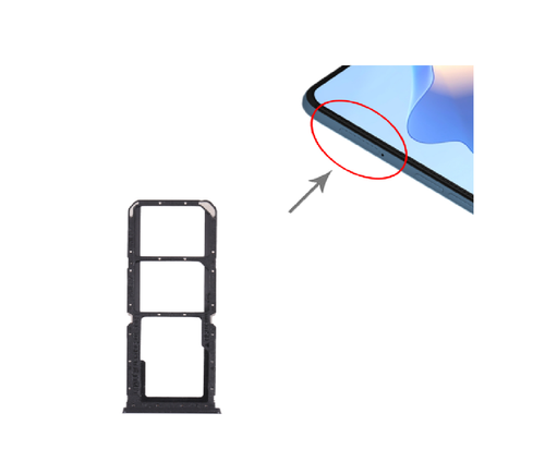 ⭐️ OPPO A16 / A16S / A54 / A54S Dual Card Version Black Ori SIM Card ...
