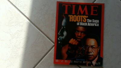 vintage-Magazine revue TIME-europe edition-february 14-1977:ROOTS black ...