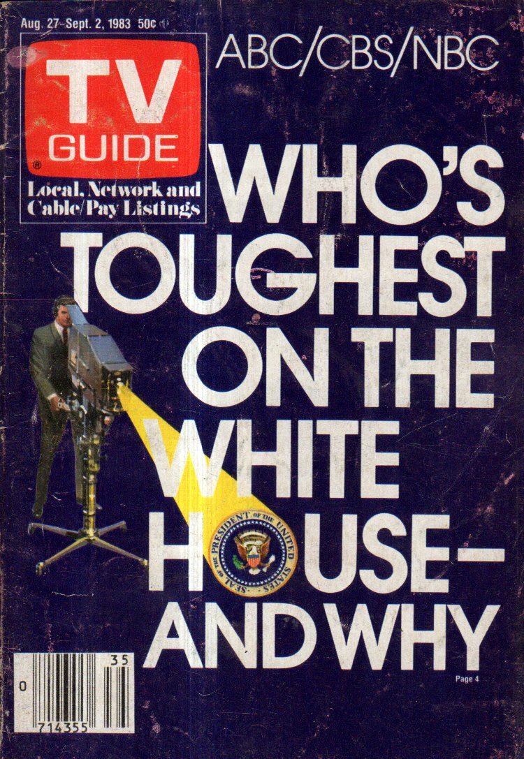 1983 TV Guide August 27 Markie Post and the Fall Guy; Dwayne Hickman ...