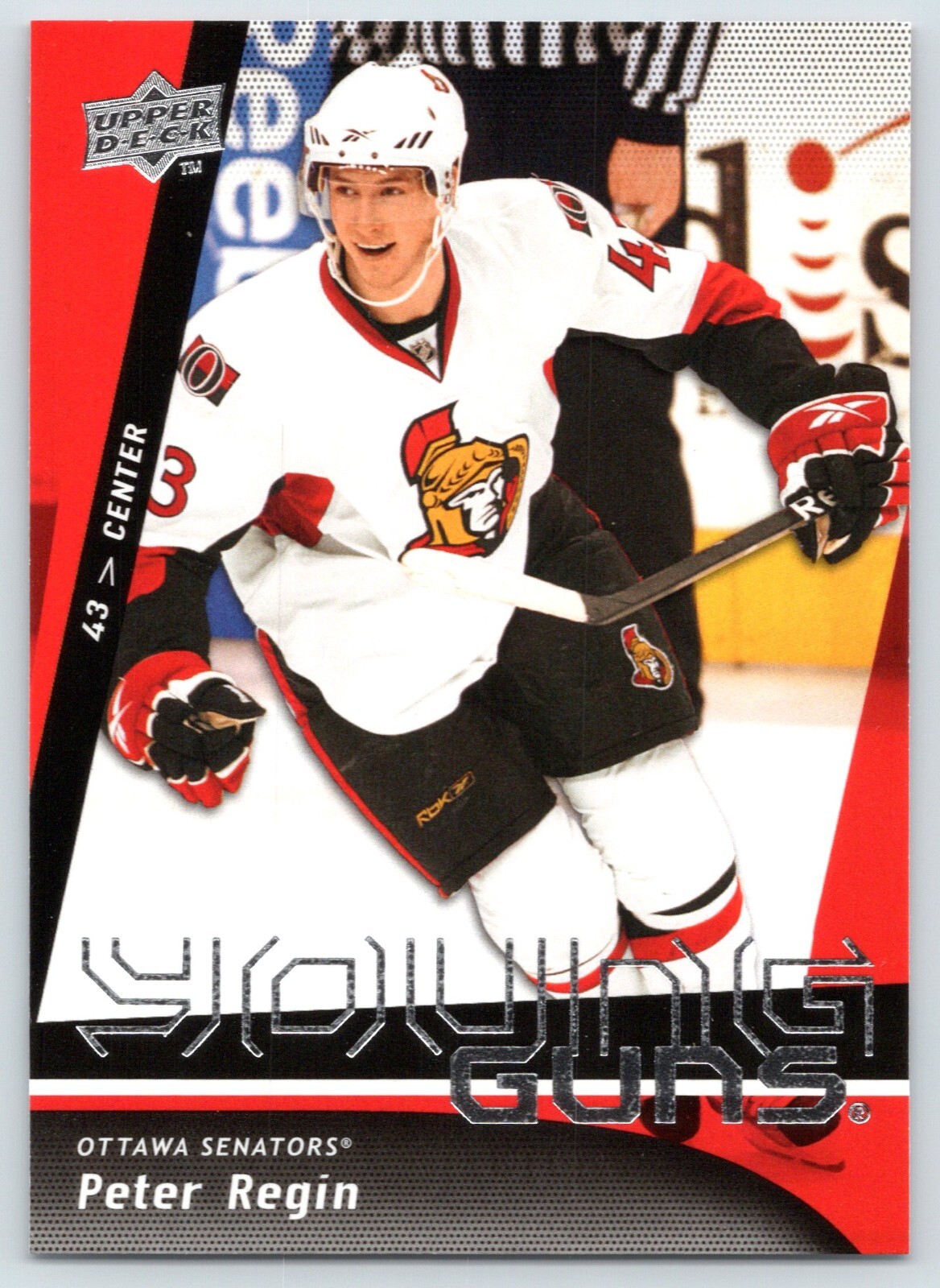 PETER REGIN RC YOUNG GUNS 2009-10 UPPER DECK 09-10 NO 224 39074 | eBay