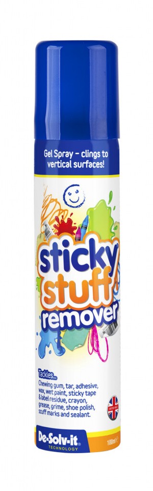 De Solv It Powerful Sticky Stuff Remover Liquid Bottle Spray Gel Label ...