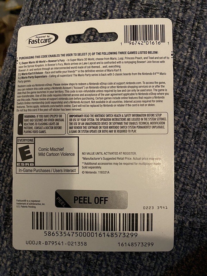 NEW Nintendo Switch Choice Of ONE Full Game Download eShop Card | eBay