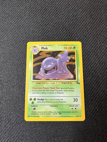Pokemon 1999 Fossil Unlimited Muk Holo #13/62 Nm | eBay
