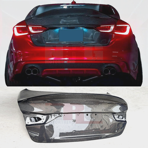 For 2014-2017 Infiniti Q50 sedan 4 door CSL A style Carbon Fiber trunk ...