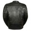 MILWAUKEE LEATHER MENS SIDE STRETCH MOTORCYCLE JACKET w/ REFLECTIVE ...