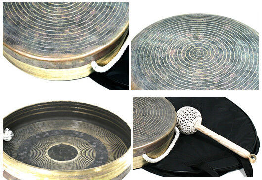 GONG CYMBAL KOREAN INSTRUMENT "JING" ETHNIC CYMBAL 13"_ 1ja 1chi(33cm ...