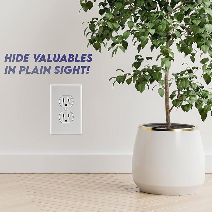 Electrical Outlet Hidden Wall Safe-Hiding Places for Valuables Key ...