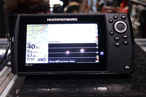 Hummingbird Helix 7 MDI GPS G3 Fish Finder Head Only w/Power Cord | eBay