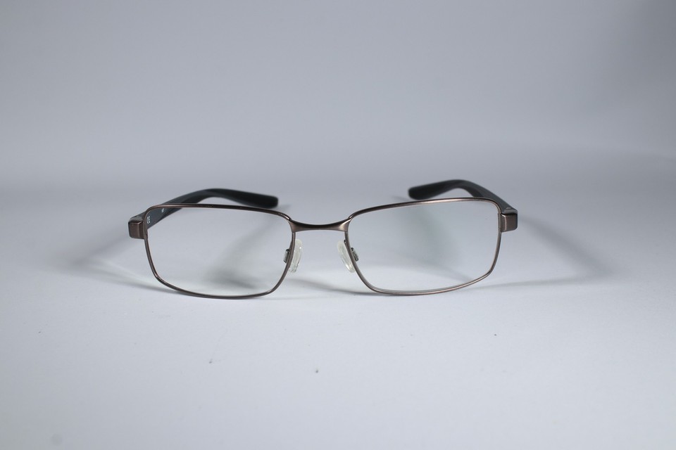 Nike Eyeglasses 8175 Mens Grey 075 Full Rim Metal Eyewear Glasses ...
