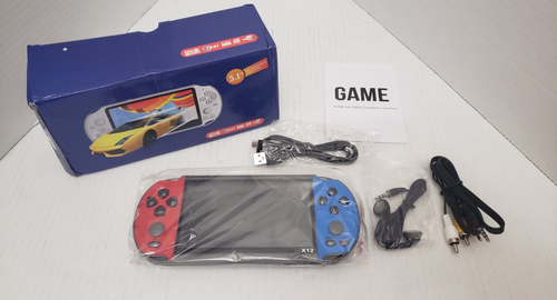 X12 Plus Large 7 inch Video Game Console Handheld Retro Game with Games ...