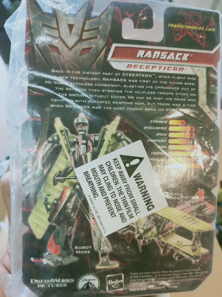 Transformers Revenge Of The Fallen Scout Class Ransack (repacked by ...