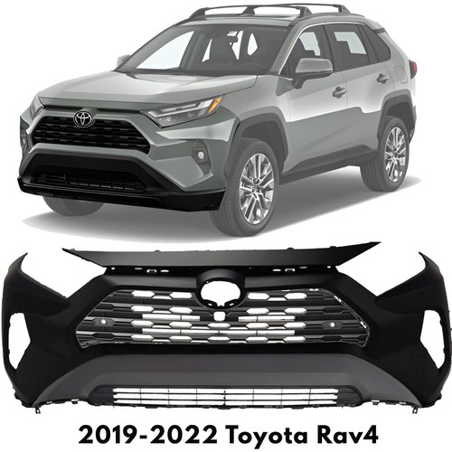 Front Bumper Cover Fascia & Grille Assembly Kit For 2019-2022 Toyota ...