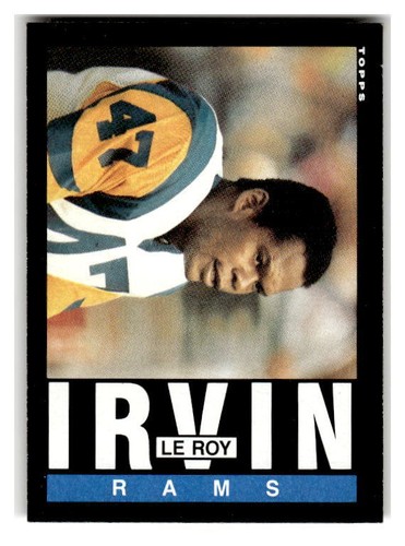 1985 Topps #82 LeRoy Irvin Los Angeles Rams Excellent | eBay
