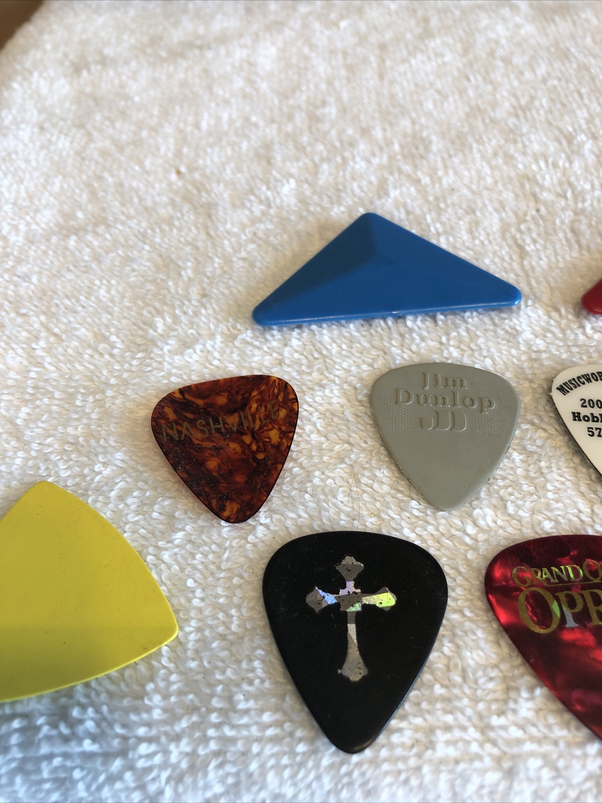 Group of 13 plastic guitar picks | eBay