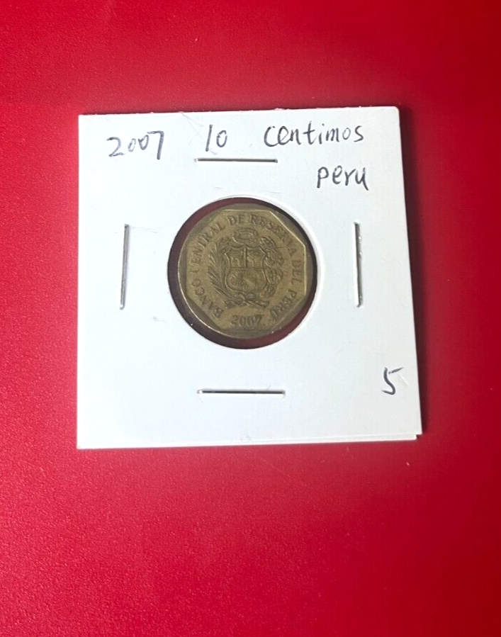 2007 Peru coin 10 centimos - Nice World Coin !!! | eBay