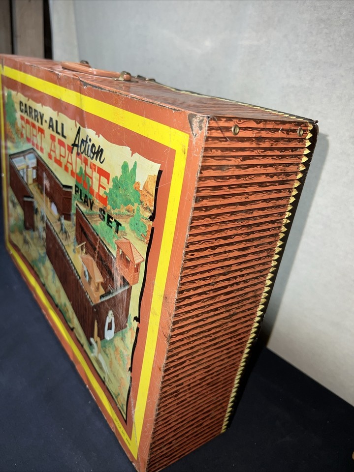 Vintage LOUIS MARX Fort Apache Carry-All Action Playset with ...