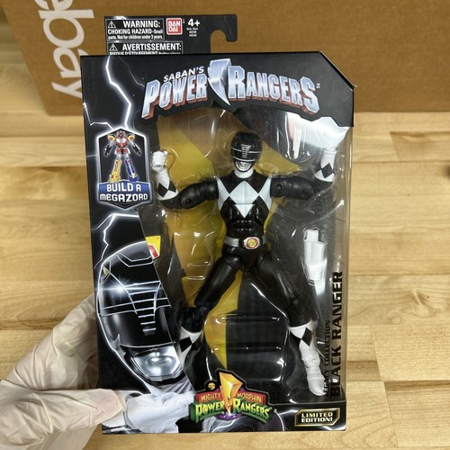 Hasbro Power Rangers Legacy Collection Black Ranger Figure Build A ...
