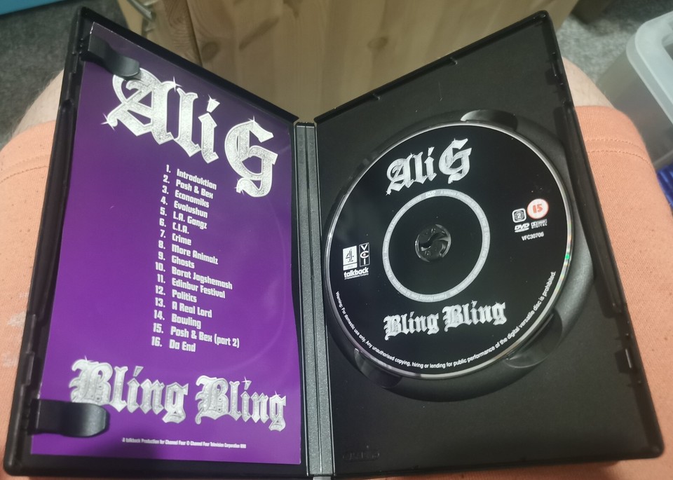 Ali G: Bling Bling Comedy DVD Sacha Baron Cohen, Bobin (DIR ...