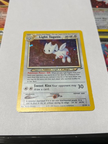 Pokémon TCG Light Togetic Neo Destiny 15 Holo Unlimited Holo Rare | eBay