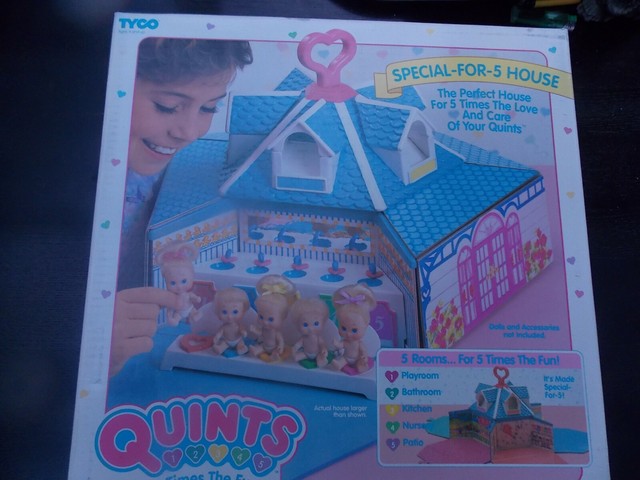 QUINTS DOLL HOUSE NRFB TYCO 1990 VINTAGE QUINTS DOLLS for sale online ...