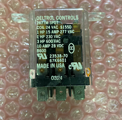 Deltrol Controls 267TM 3PDT/ Relay | eBay