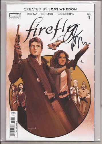 FIREFLY #1 - SIGNED BY GREG PAK - LIMITED TO 100 COPIES W/DF COA 11/100 ...