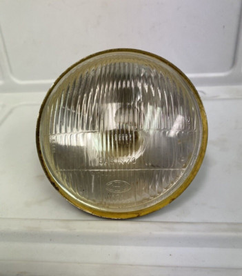 OEM CEV 4" HEADLIGHT HEAD LIGHT 6V 6 VOLT BULB LENS GLASS MILANO ITALY ...