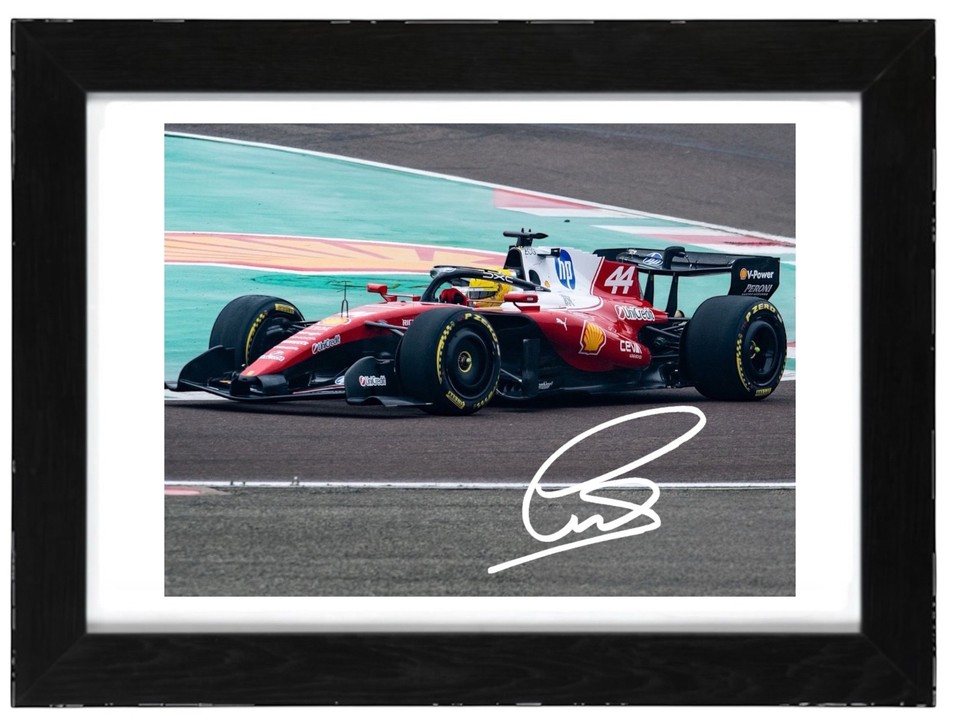 Lewis Hamilton Signed Autograph PHOTO Pre Print 6x4/A4/ Framed Formula ...