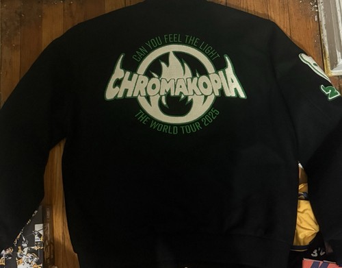 2025 Tyler The Creator Chromakopia Tour Felt Varsity Jacket LG MSG NYC ...